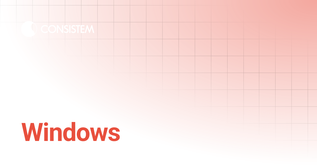 Windows | Tecnologia | Consistem